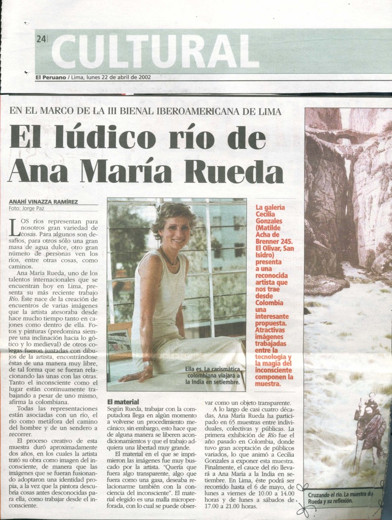 Ana Maria Rueda » TEXTOS RIO